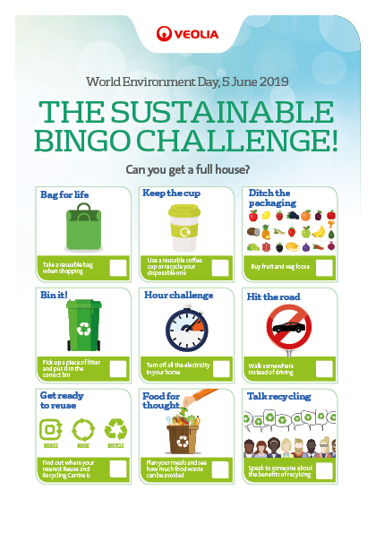 The Sustainable Bingo Challenge | Veolia London